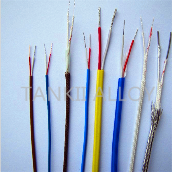 Purple and white color EX extension Thermocouple Cable With PTFE ...