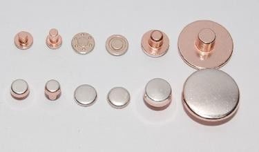 Ag AgCdO12 Relay contact rivet Silver contact Composite rivets for ...