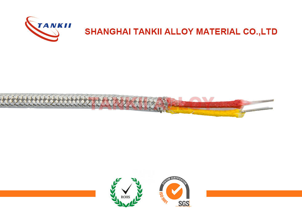Fiberglass Insulated Type K Thermocouple Wire With Tailor - Made Color Code